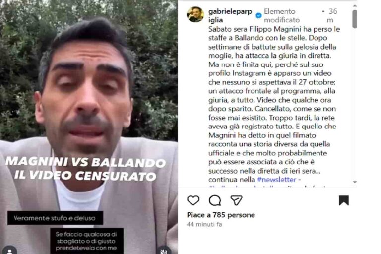 Filippo Magnini, tensione alle stelle a Ballando con le stelle 2025 ...
